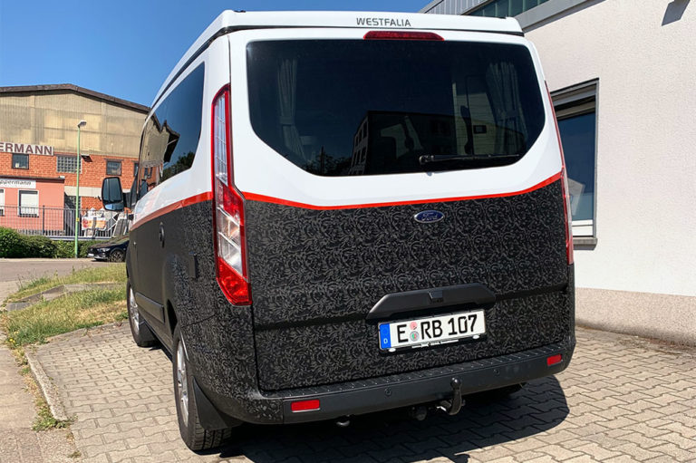 Designfolierung - Ford Transit Custom - autobeschriftung.nrw